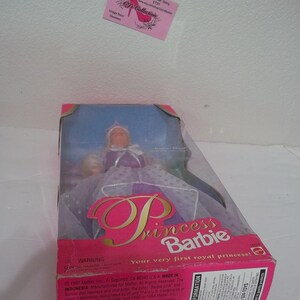 Princess Barbie Blonde Hair by Mattel 1997 #18404 Purple Sparkly ...