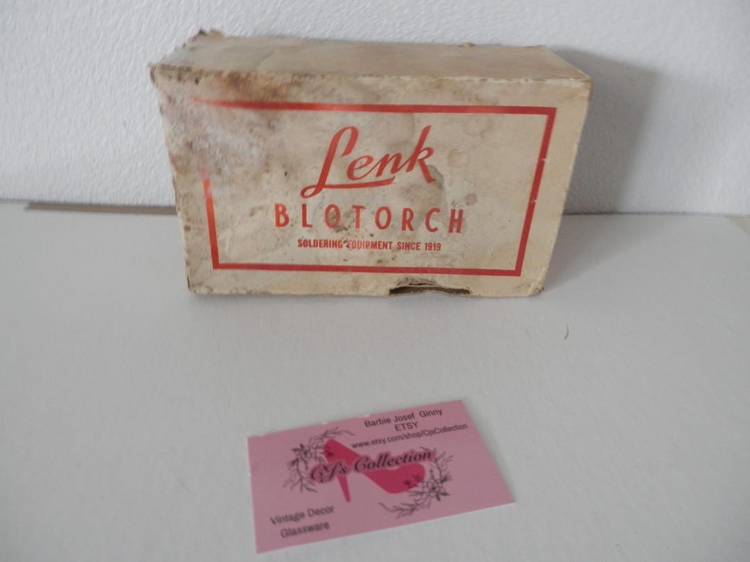 LENK Mfg. Co. Brass Alcohol Blow Torch BLOTORCH 1930's Made in USA ...