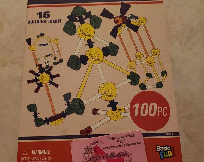 Tinkertoy 100 PC 15 Model Classic Building Set Brand New in Box Never ...