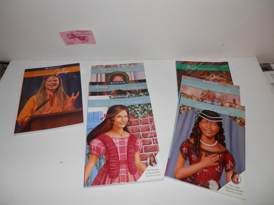 American Girl Books Cecile Kit Julie Marie Grace Choose Your Title ...