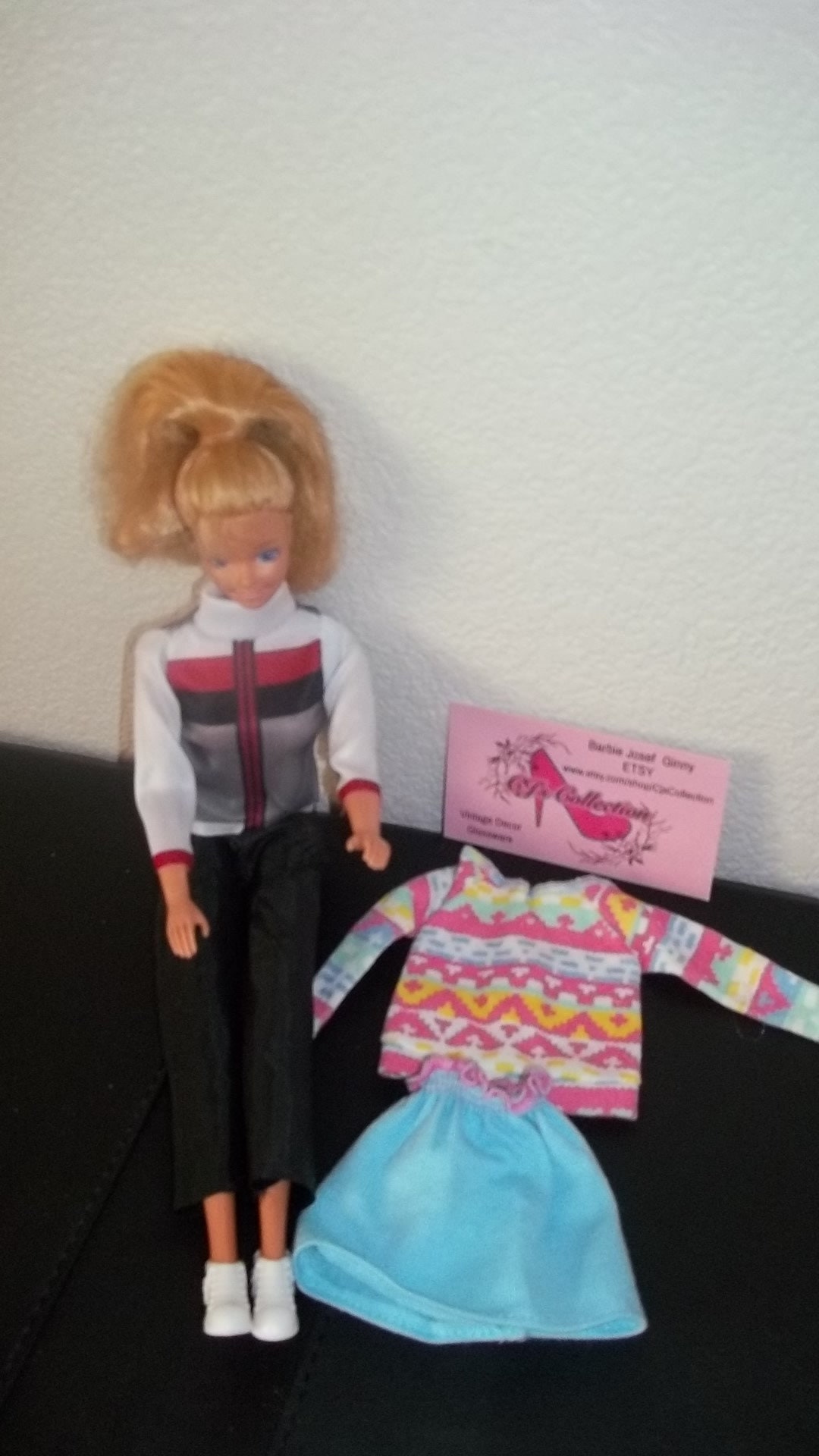 Vintage My First Barbie 1984 Ensembles Include Knit Shirt and Skirt ...