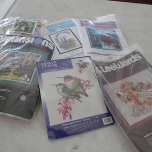 Needlepoint Cross Stitch Kit Joy Sunday Dimensions Candamar Leewards ...