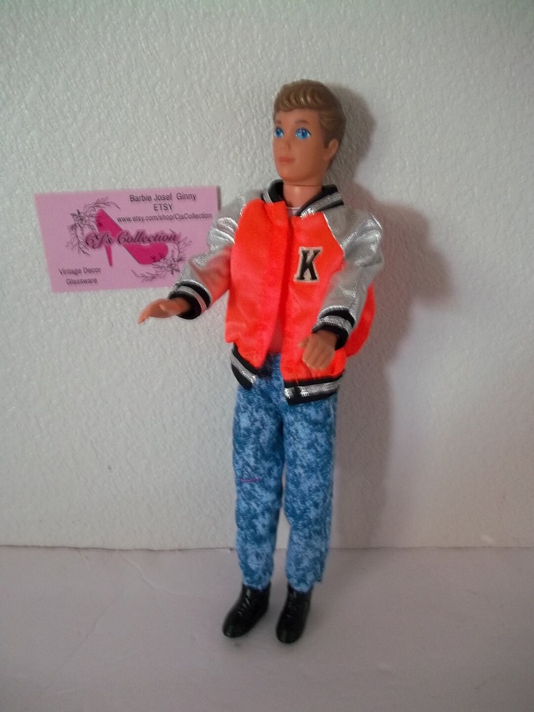 Kevin Basketball Teen Doll 1992 #4713 by Mattel Wearing Original Pants ...
