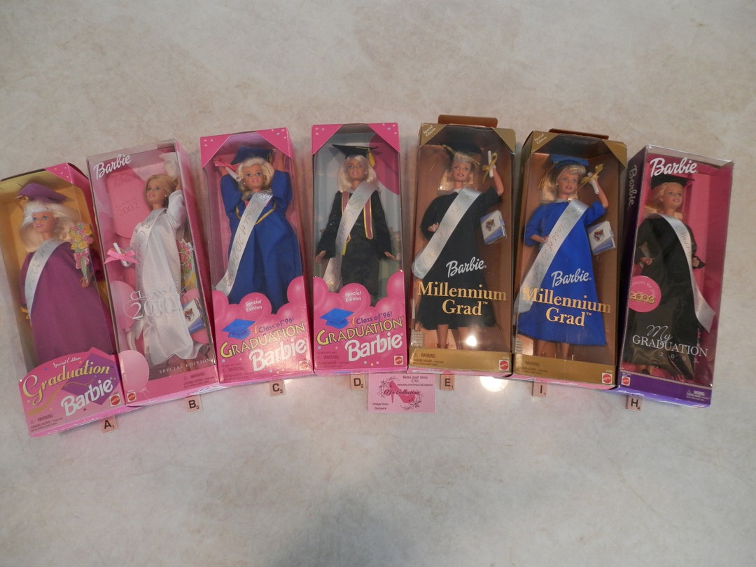 Graduation Barbie Class of 2024 Graduation Doll Magenta, White, Royal ...