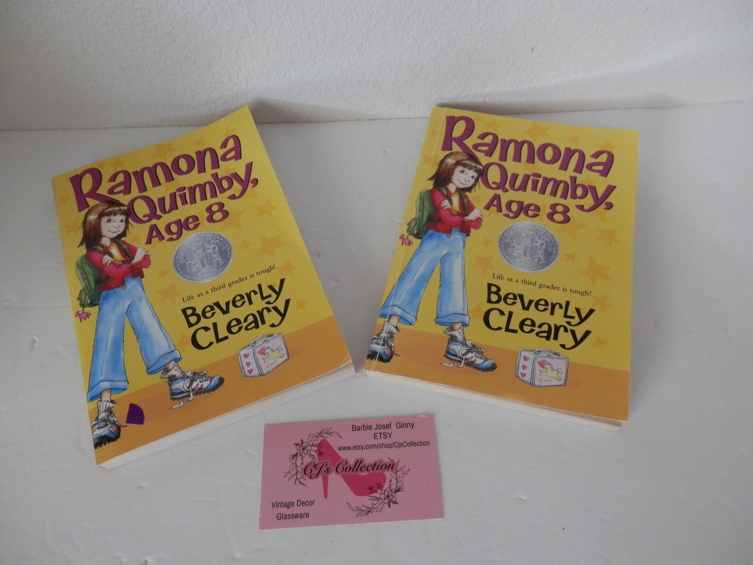 Ramona Quimby Age 8 Book by Beverly Cleary Delightful Fun Adventerous ...