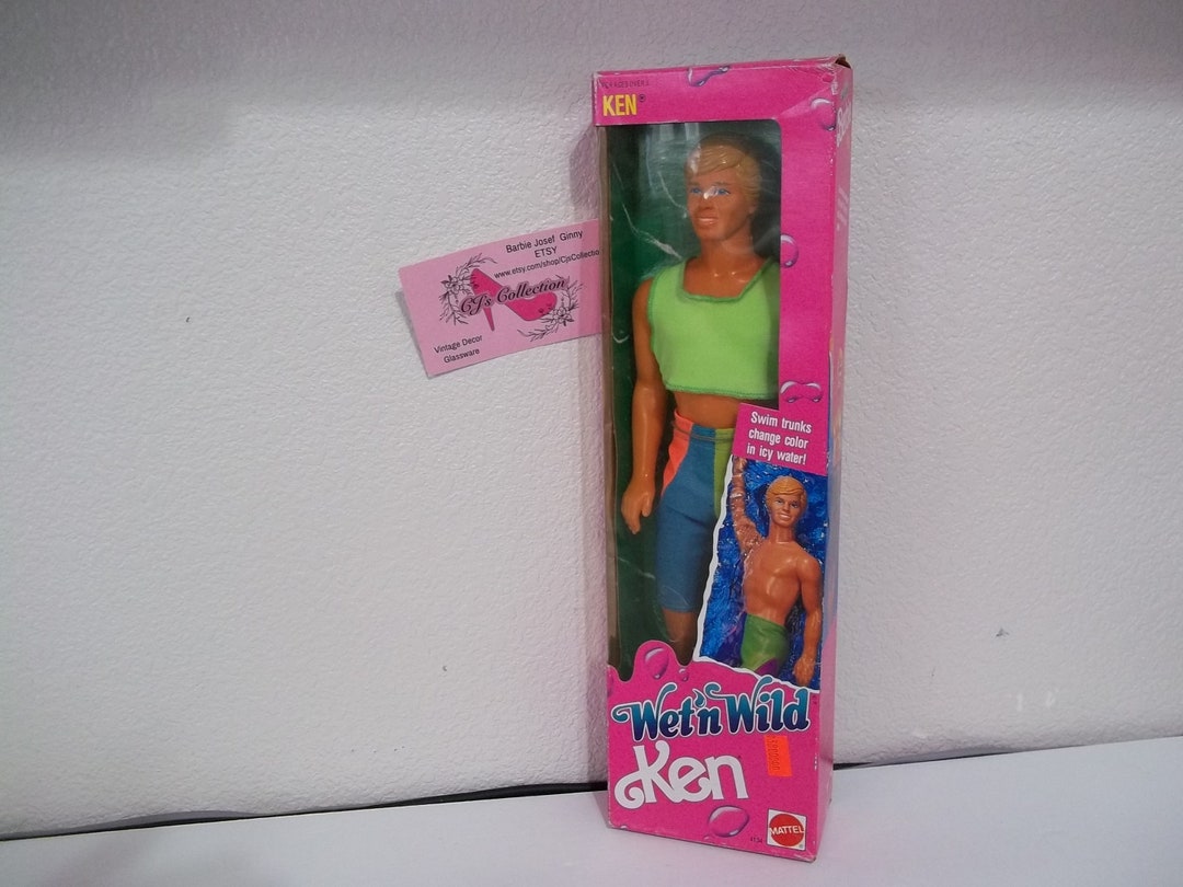 Ken Wet N Wild Ken Doll Friend of Barbie Doll by Mattel Tank Top Shorts ...