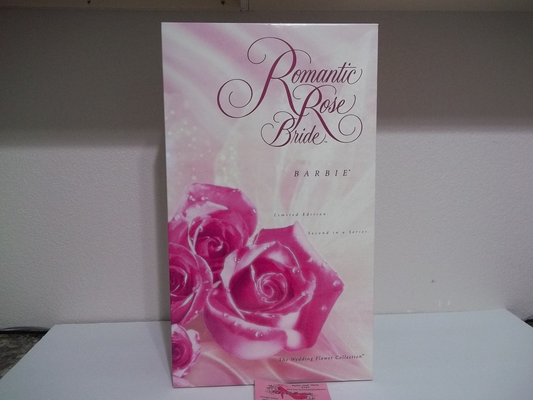 Romantic Rose Bride Barbie Doll by Mattel 1995 New in Box - Etsy