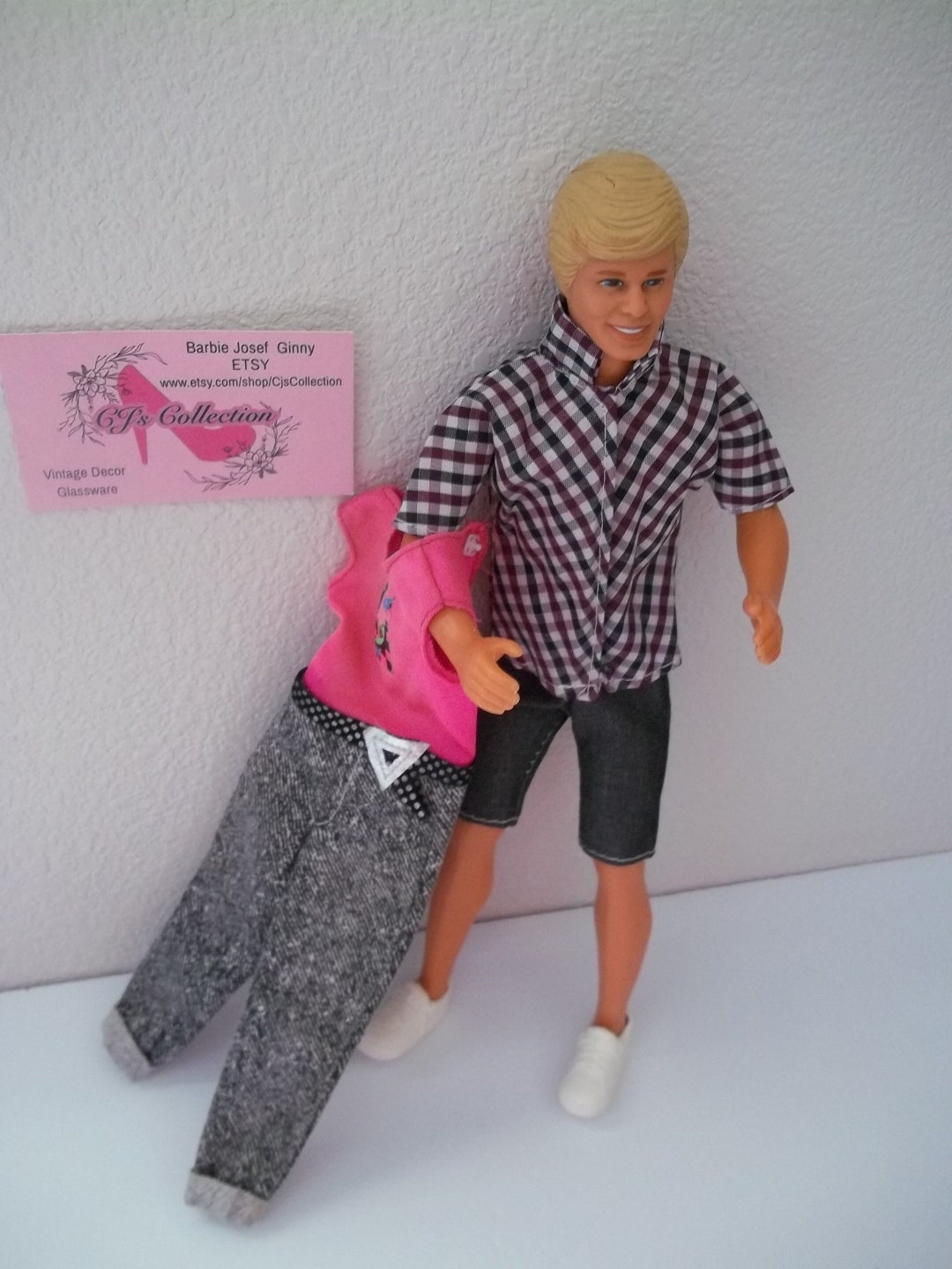 Ken 1990's by Mattel Comes With New Shirt Shorts and Vintage Dance Club ...