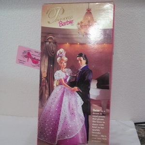 Princess Barbie Blonde Hair by Mattel 1997 #18404 Purple Sparkly ...