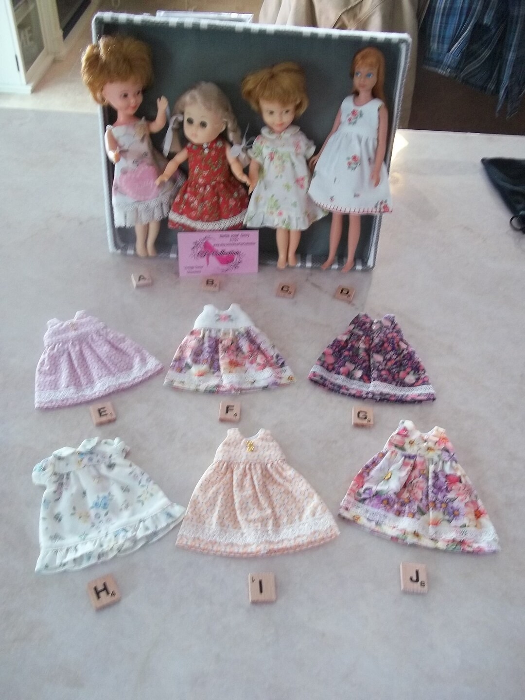 Skipper Penny Brite Dresses Handmade Vintage Style Cotton Prints Lace ...