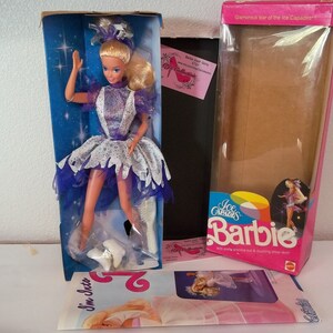 Ice Capades Barbie 1990 Collectors Edition #9847 New in Box Silver ...