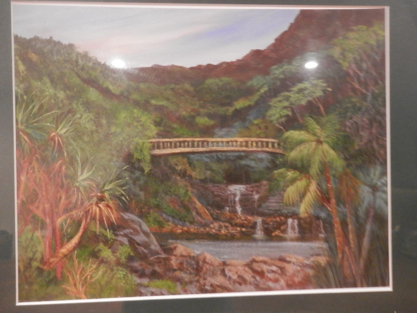 Original "hana Bridge" Signed Artwork by Bonnie Colombo Acrylic 300 ...