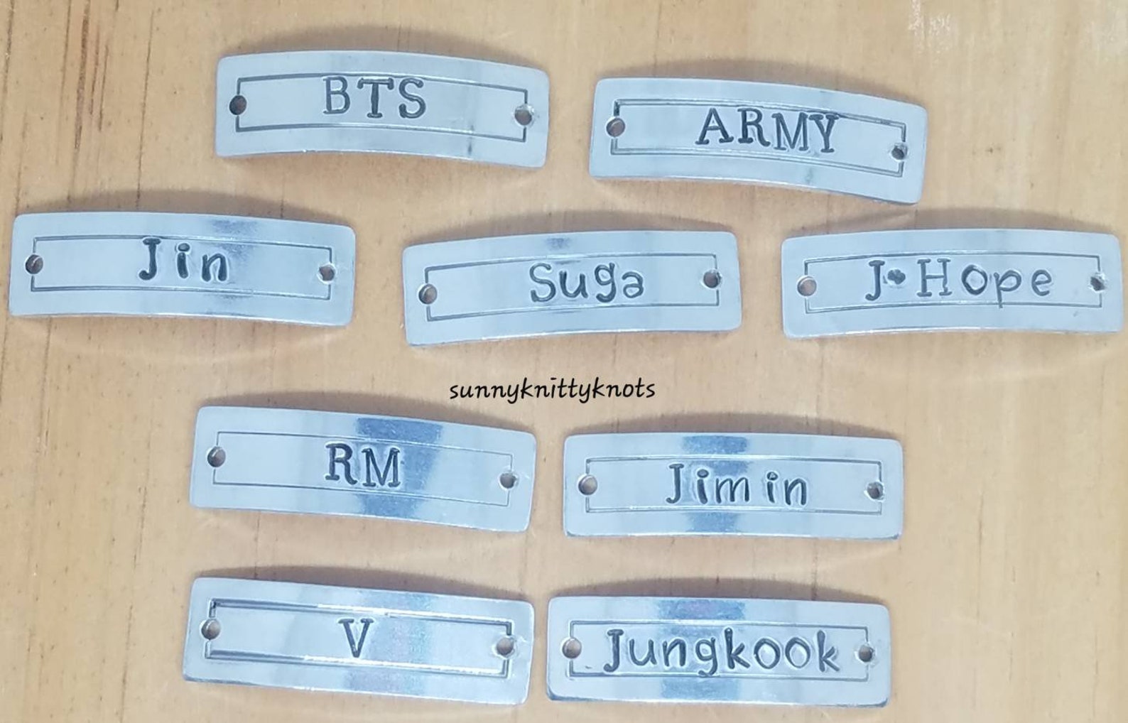 BTS Bangtan Boys Army Kpop Name Bracelets - Etsy