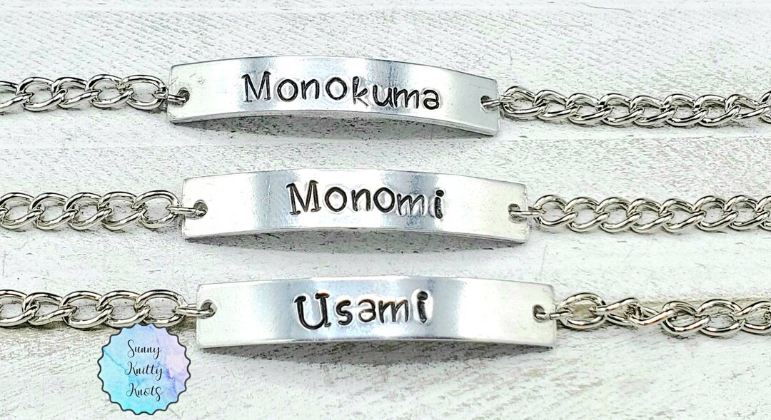 Danganronpa Monokuma Monomi Usami Bracelets - Etsy
