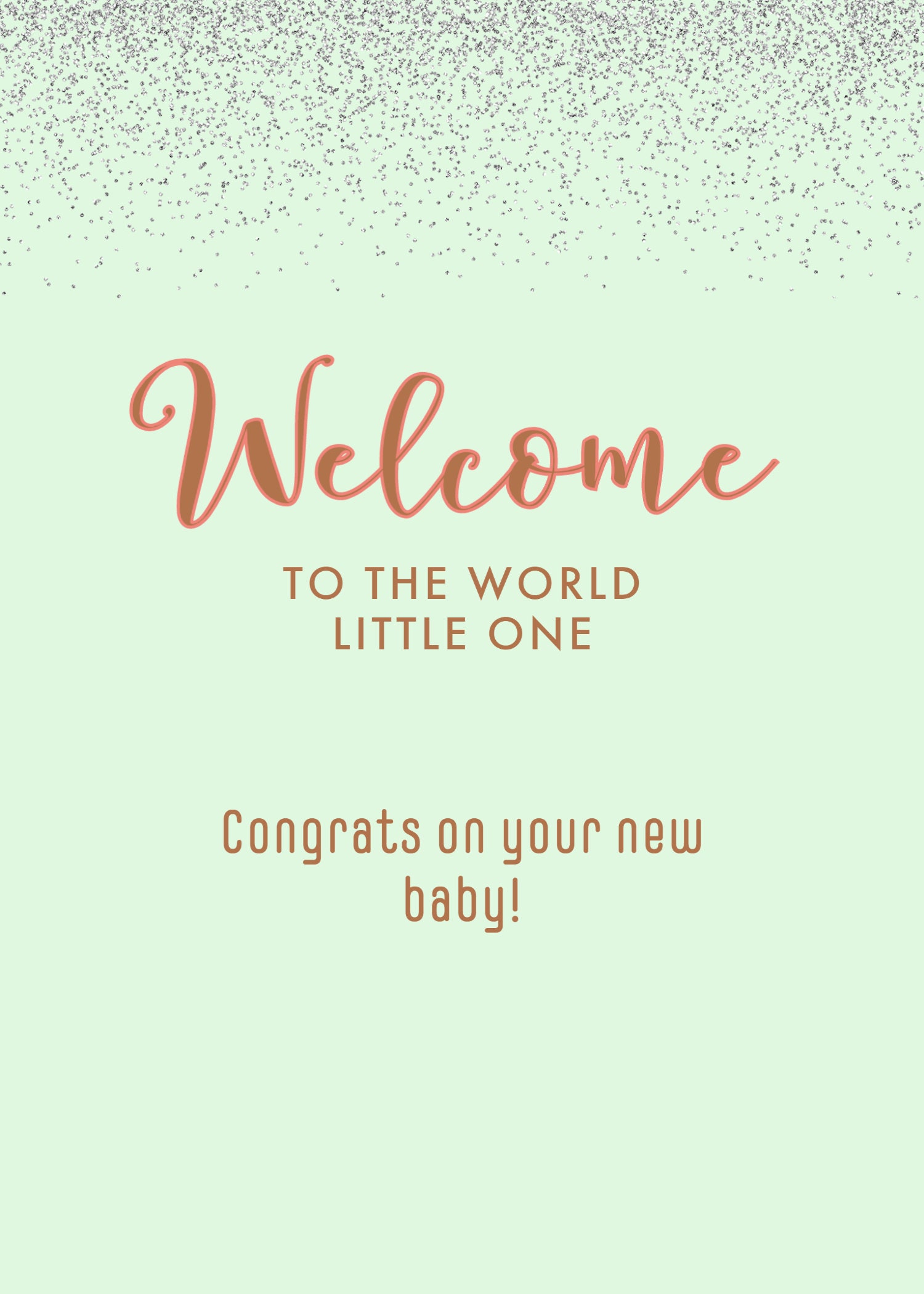 DIGITAL and Printable Welcome New Baby - Etsy