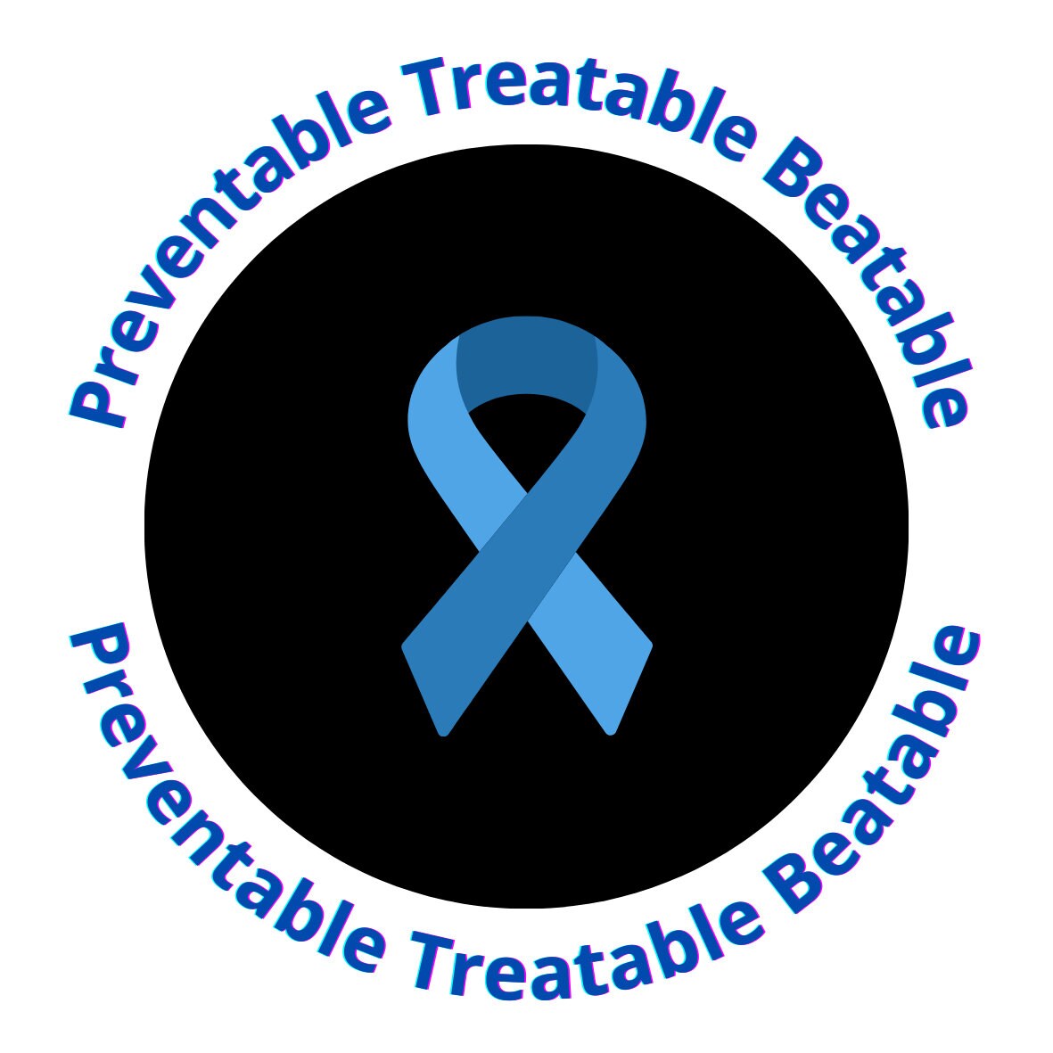 DIGITAL and Printable Colon Cancer Sticker - Etsy