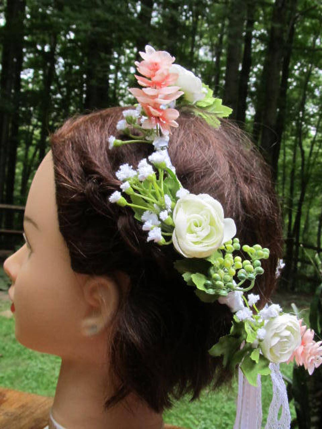 Custom Made Floral Head Wreaths - Etsy