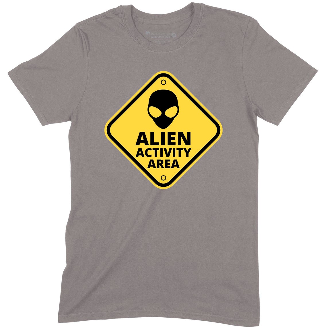 Alien Activity Area Mens/Ladies Graphic Tee Alien T-Shirt | Etsy