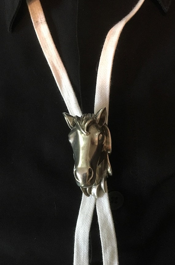 Horse Head Bollo - Art to wear - Heavy Horse Head for… - Gem