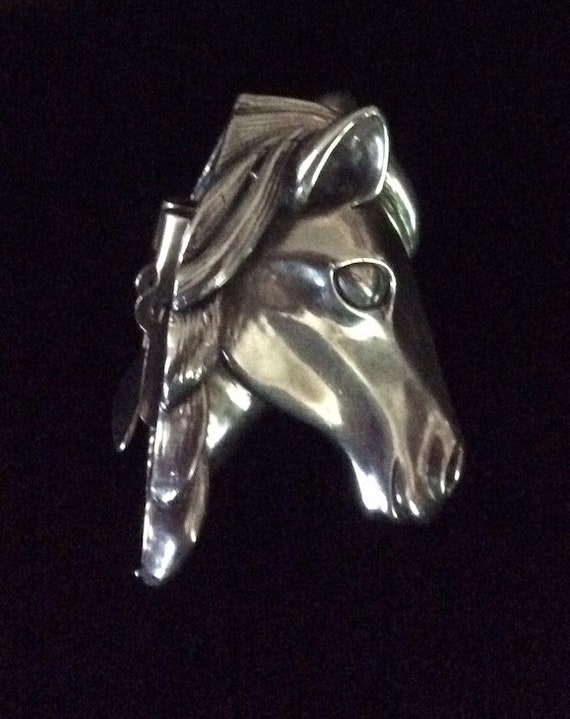 Horse Head Bollo - Art to wear - Heavy Horse Head for… - Gem