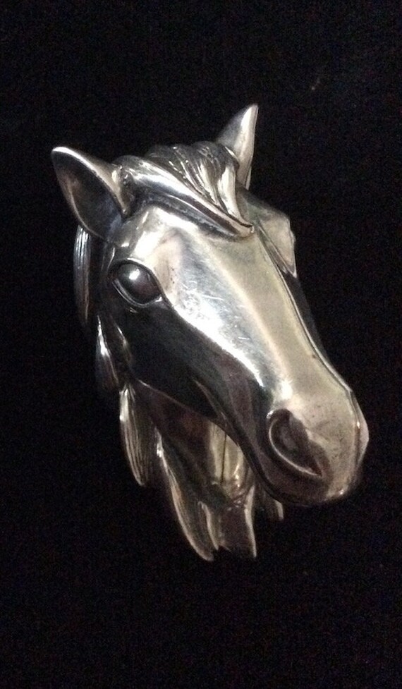 Horse Head Bollo - Art to wear - Heavy Horse Head for… - Gem