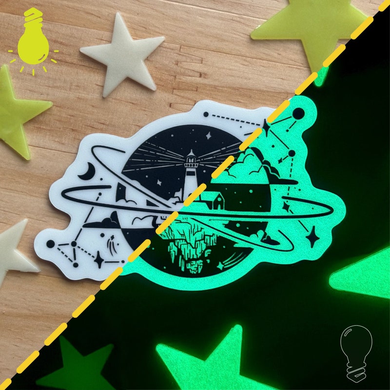 Star Glow in Dark Stickers - Etsy