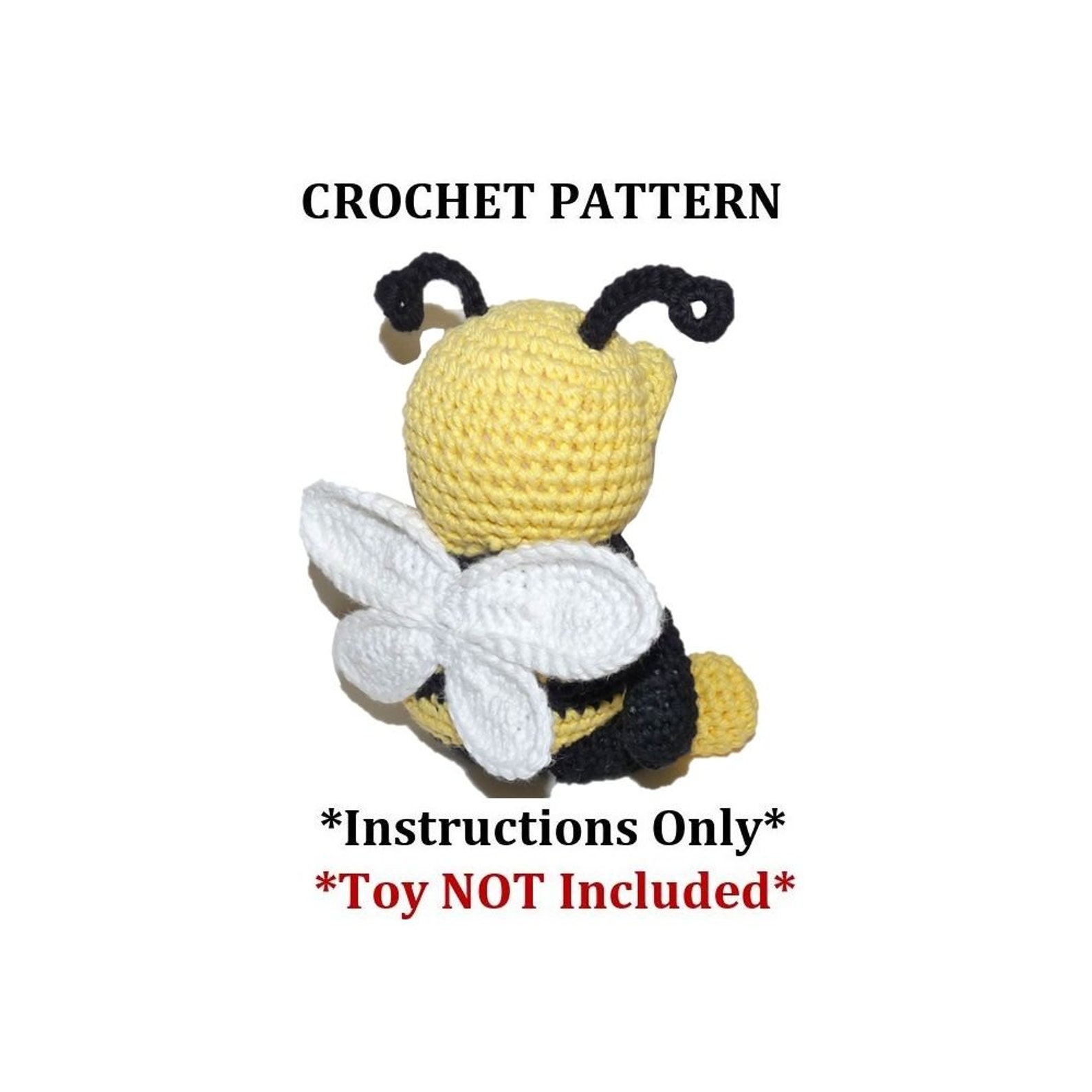 Beatrix the Bee Crochet Pattern | Etsy