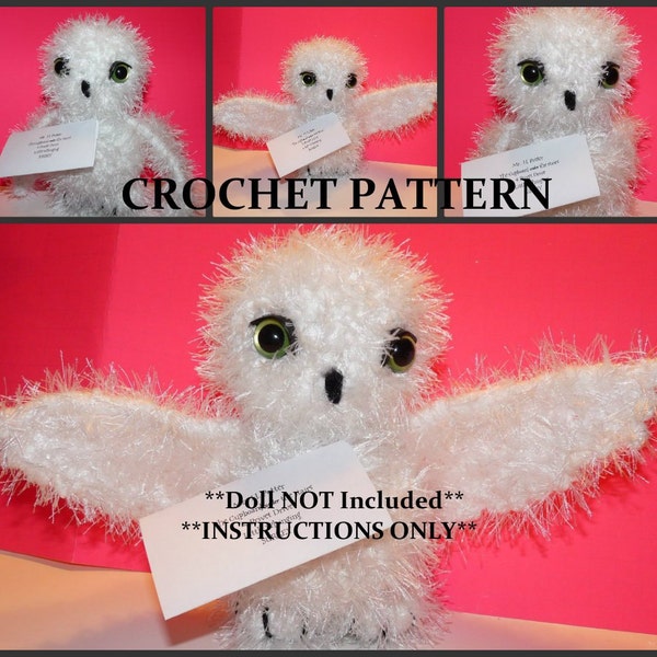 Crochet Snowy Owl - Etsy