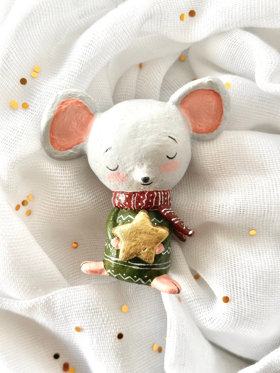 Paper Mache Mouse - Wish Upon a Star - Etsy