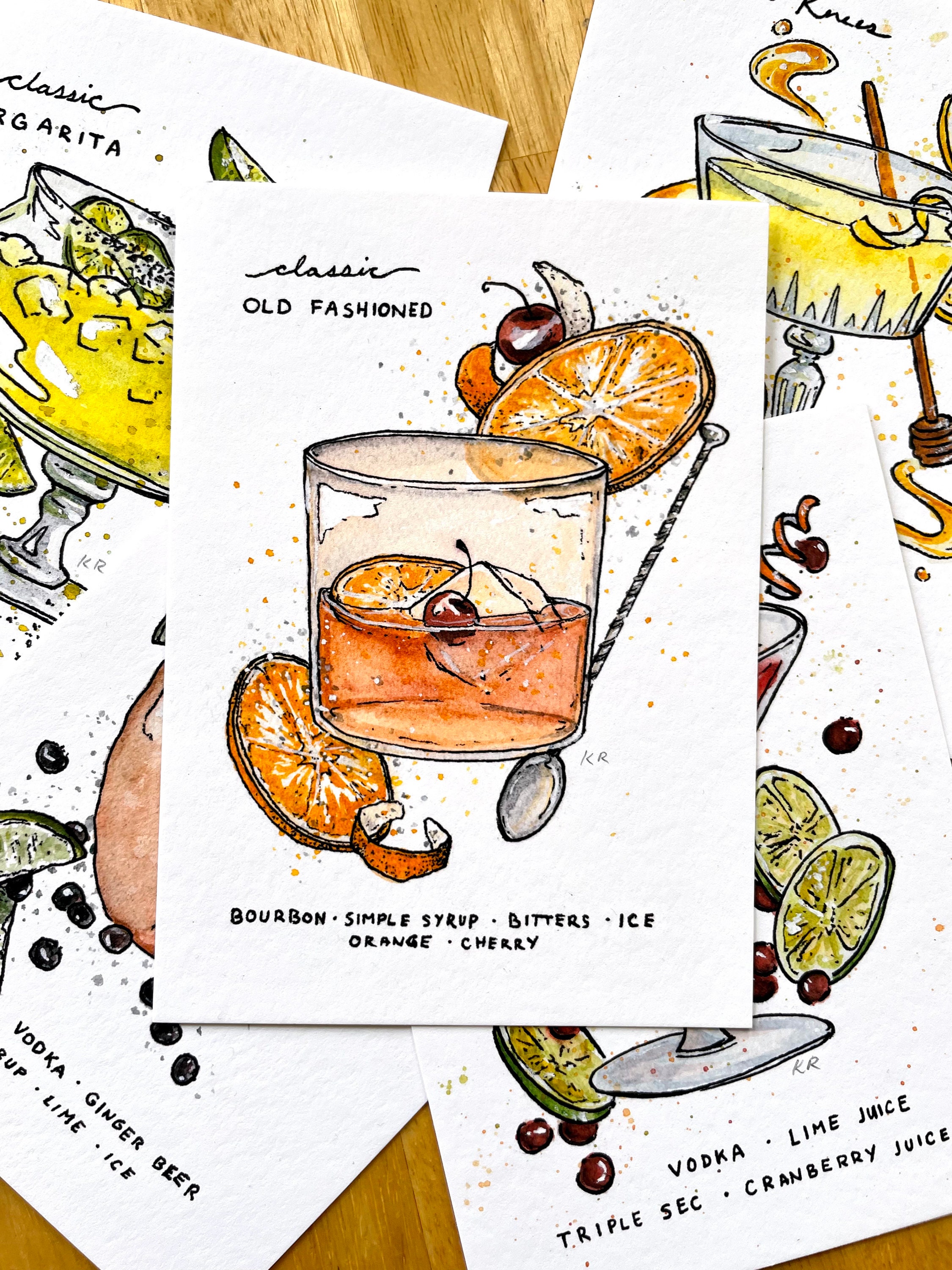 Classic Old Fashioned Print - Etsy