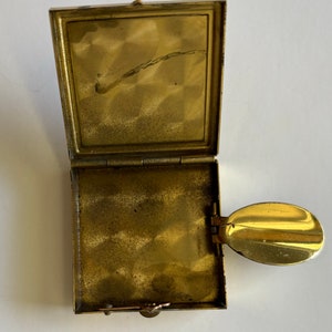 Vintage Snuff Box Rare Gold Small - Etsy