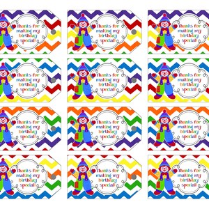 INSTANT DOWNLOAD- Gymboree Gymbo the Clown Party Pack- Great for Your ...