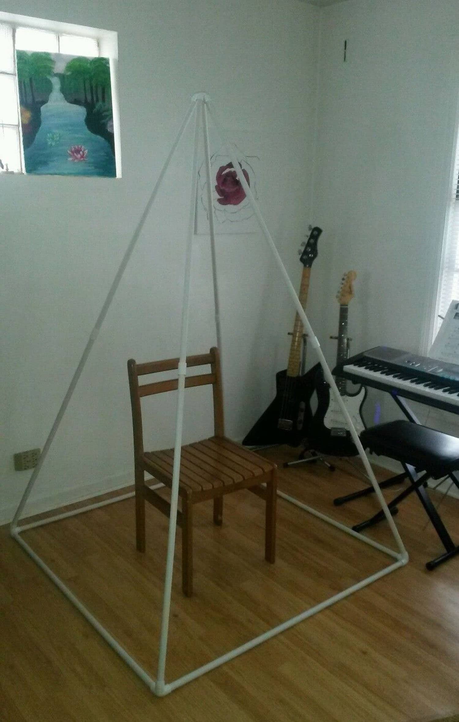 6' Feet Tall Meditation Pyramid Russian Nubian Style PVC Non-metalic ...