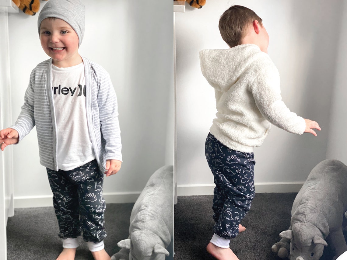 Baby Basics Trackies PDF Sewing Pattern ~ Unisex Boys Girls Joggers ...