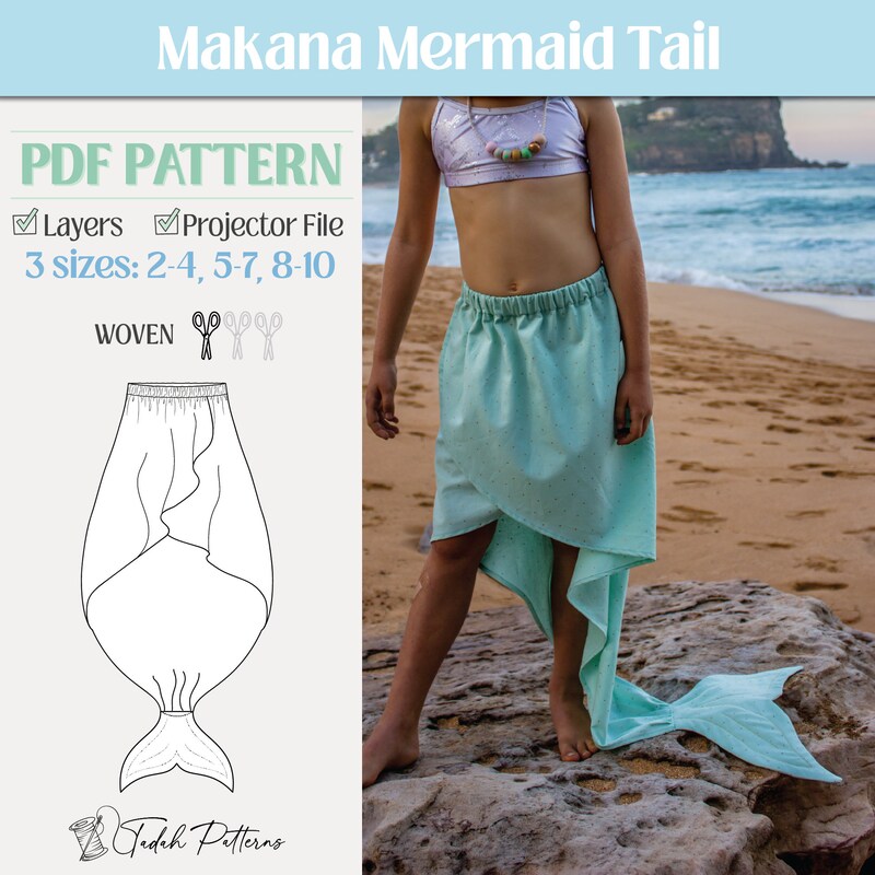 Mermaid Costume Pattern - Etsy