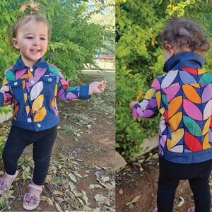 Baby Street Jacket PDF Sewing Pattern ~ Unisex Boys Girls Denim Jacket ...