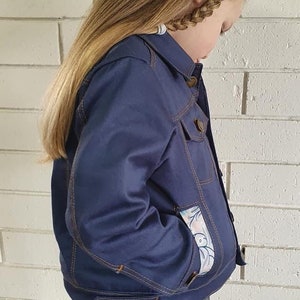 PATTERN Street Jacket KIDS Unisex Boys Girls Denim Jacket PDF Sewing ...