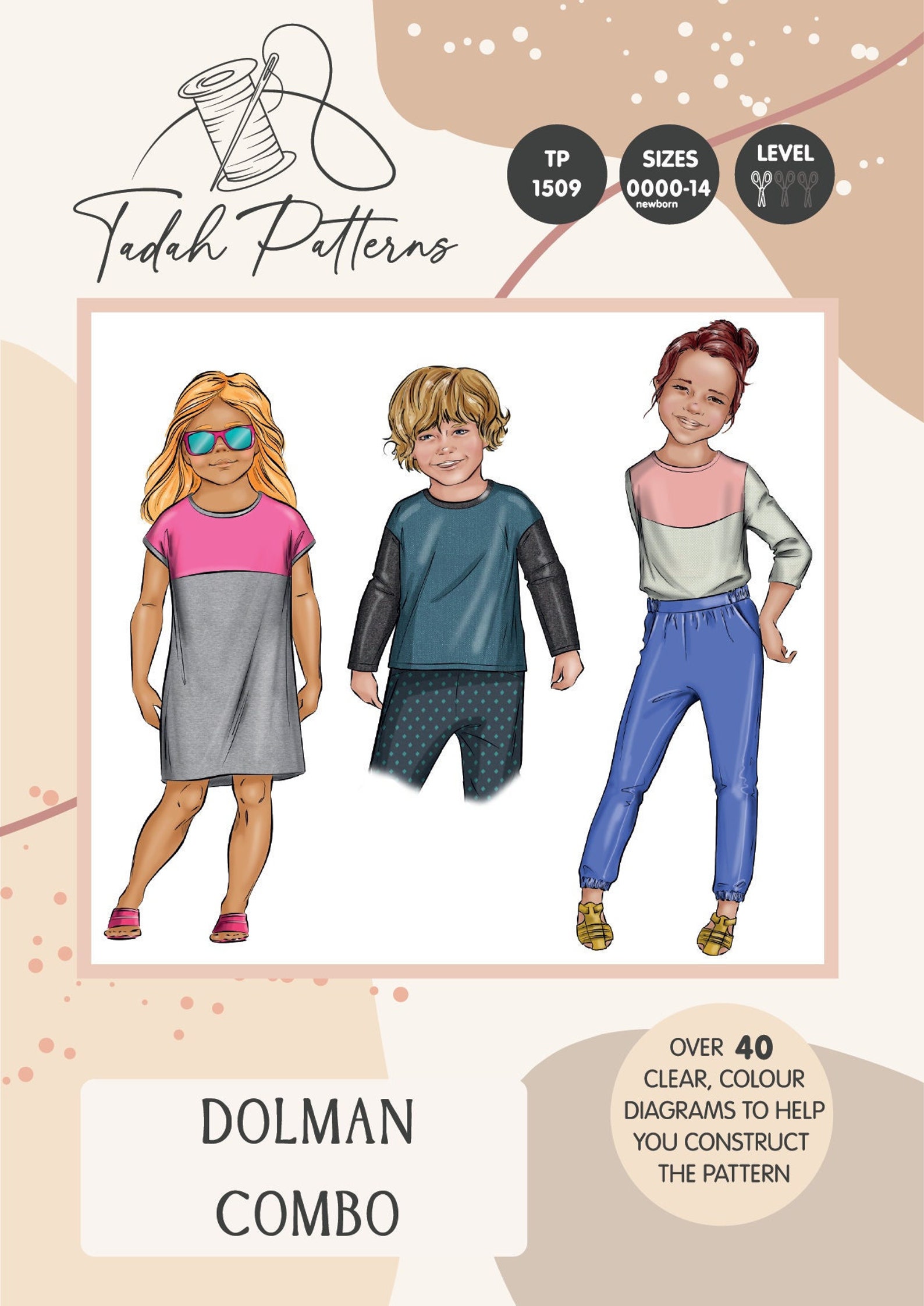 PATTERN Dolman Combo PDF Sewing Pattern Instant Download - Etsy