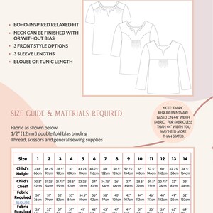 PATTERN Free Spirit Blouse and Tunic PDF Sewing Pattern - Etsy