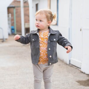 PATTERN Street Jacket BABY Unisex Boys Girls Denim Jacket PDF Sewing ...