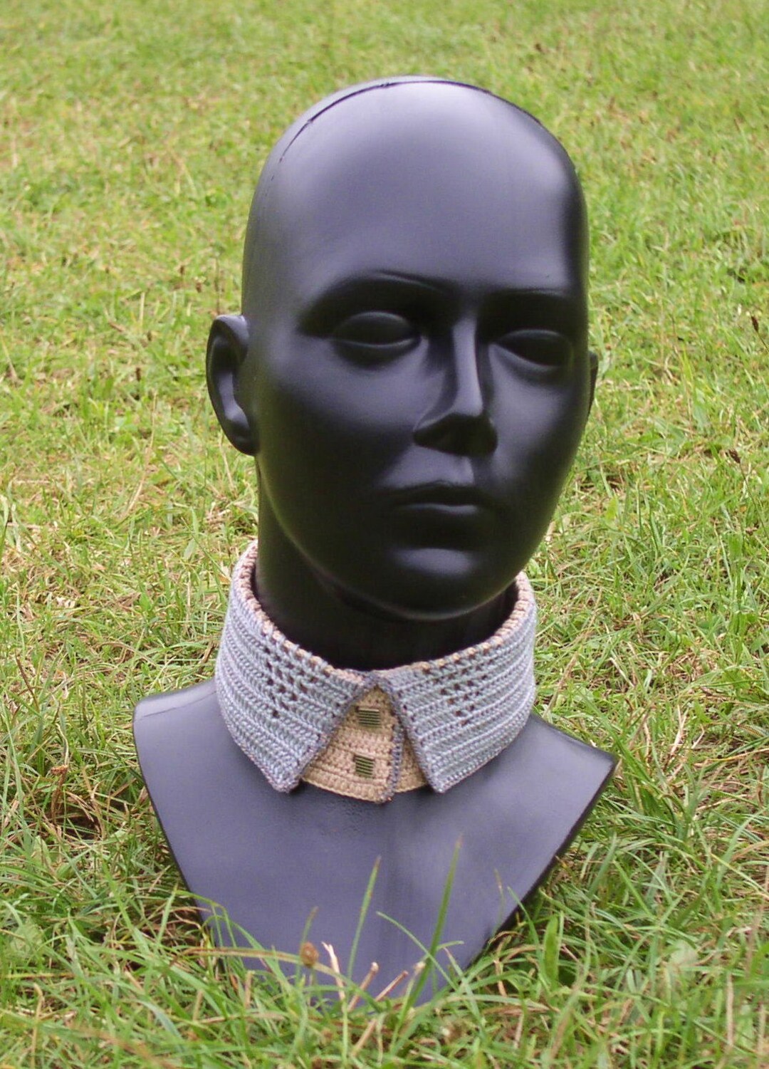 Collar/crocheted/cotton/warm/kragen/ Hippie - Etsy UK