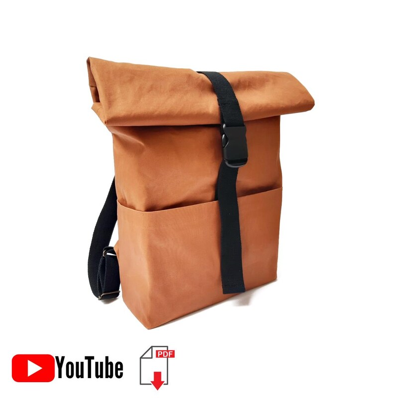 Roll Top Backpack - Etsy