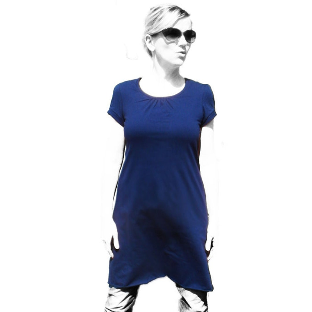 Sewing Pattern Dress With Gathered Neckline Dress With Short - Etsy
