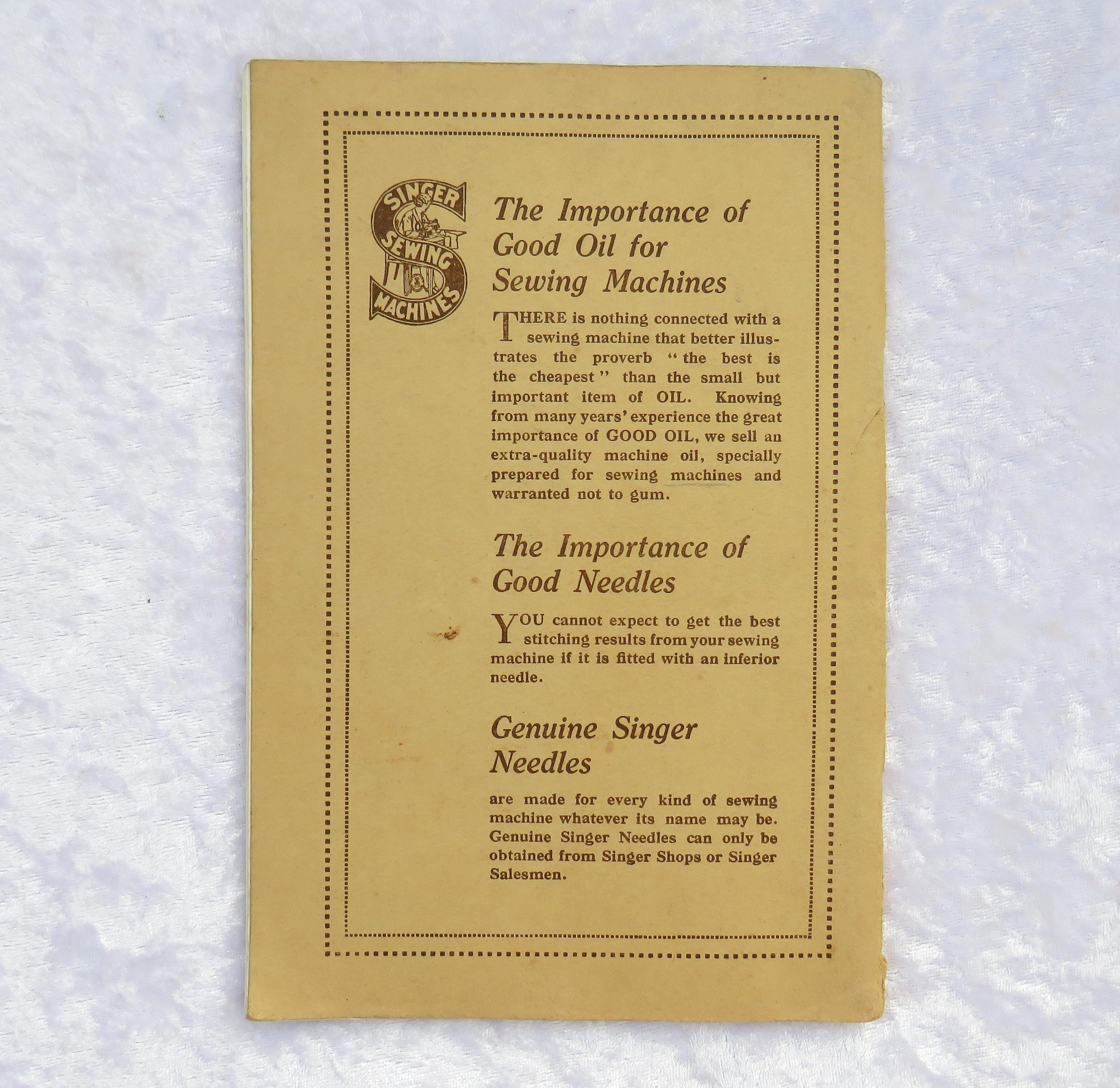 Vintage Singer Sewing Machine Manual, 1950s Family Sewing Machines - Etsy