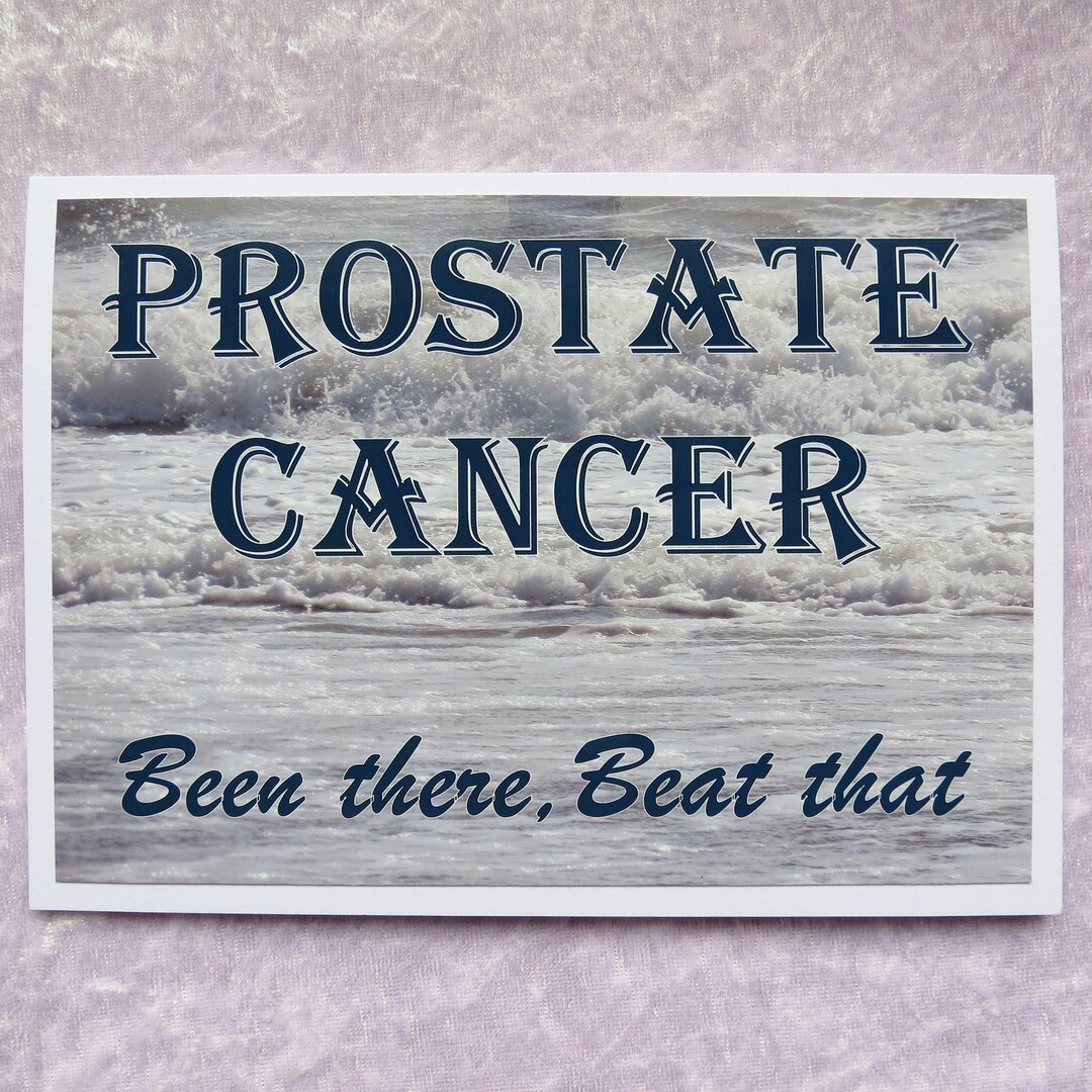 Cancer Card, Prostate Cancer, Blank Inside, Cancer Remission - Etsy UK