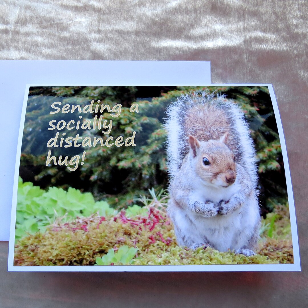 Sending a Socially Distanced Hug. Empathy Card. Here for You. - Etsy