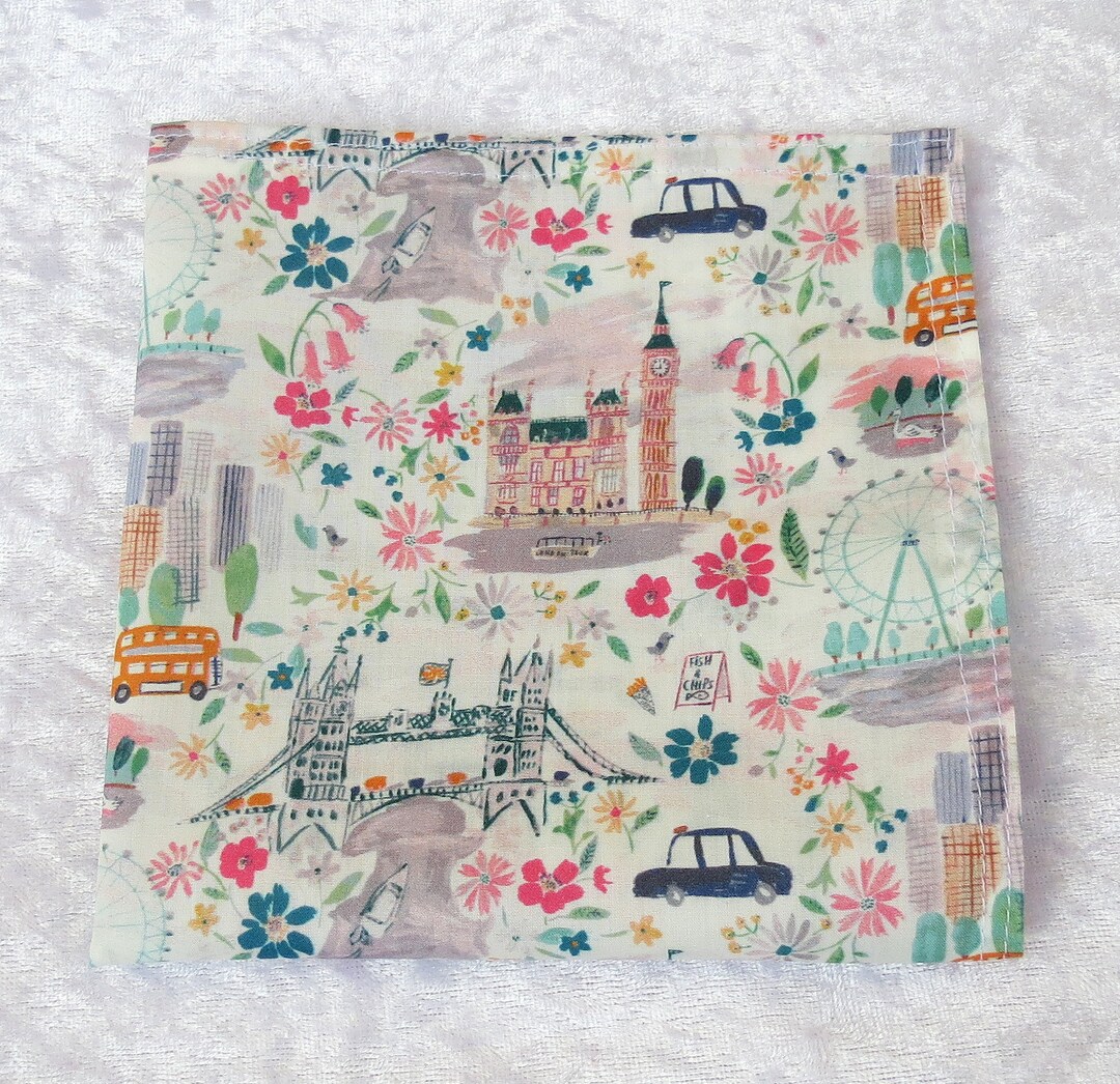 Liberty Tana Lawn Handkerchief, Organic Cotton, Ladies Handkerchief ...