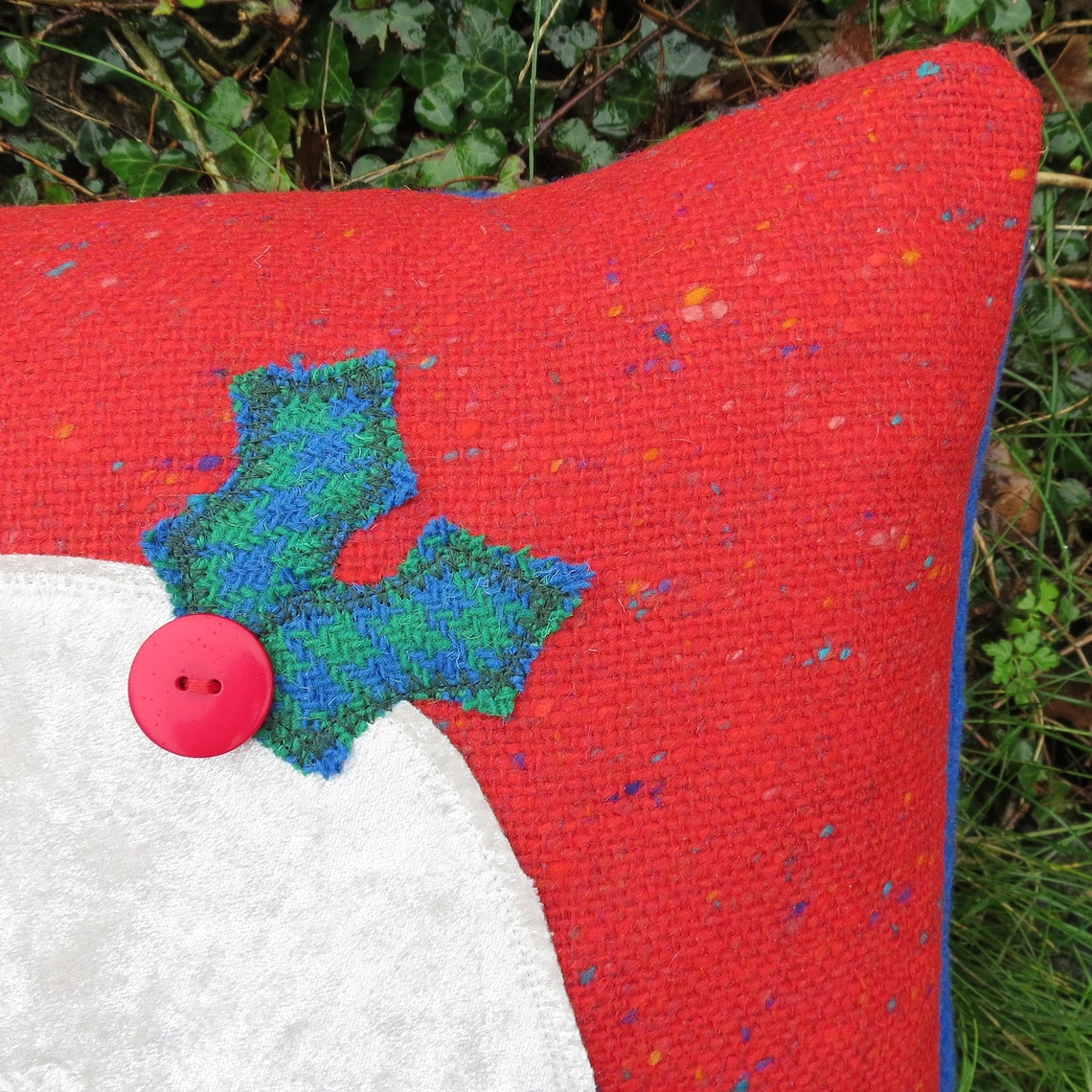 Christmas Cushion. A Festive Christmas Pudding Cushion. - Etsy