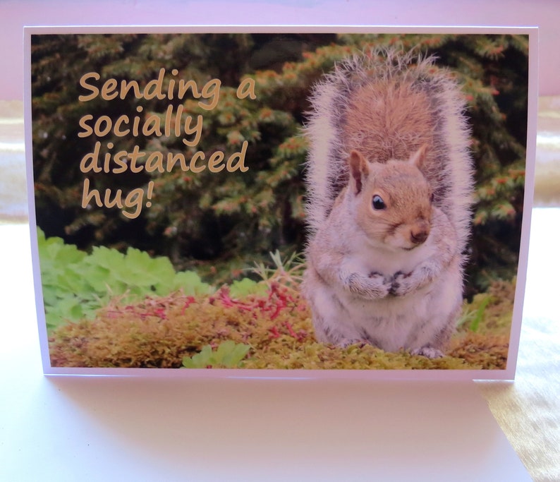 Sending a Socially Distanced Hug. Empathy Card. Here for You. - Etsy