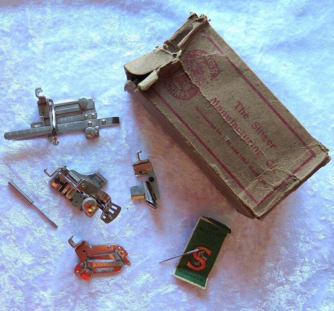 Vintage Singer Singer Box With Singer Parts Singer - Etsy